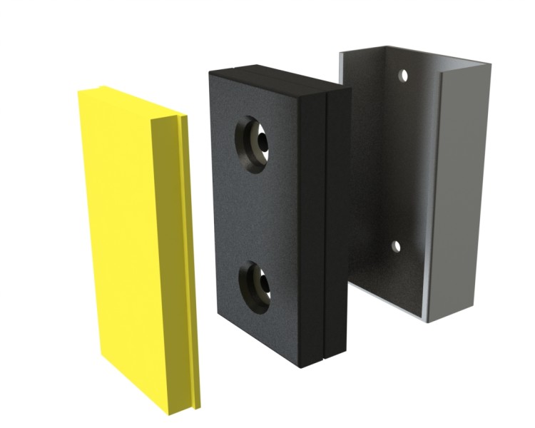LOADING BAY CRADLE BUMPERS | 450X260X160
